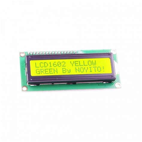 X I C LCD Display Module With Yellow Backlight Parallax