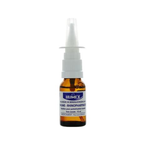 Humex Solution Nasale 15 Ml Rhume Et Rhinopharyngite