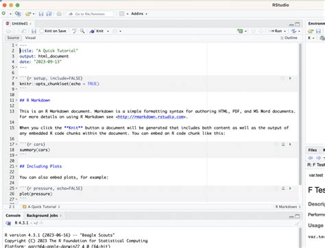 A Gentle Introduction To Using R Markdown MachineLearningMastery