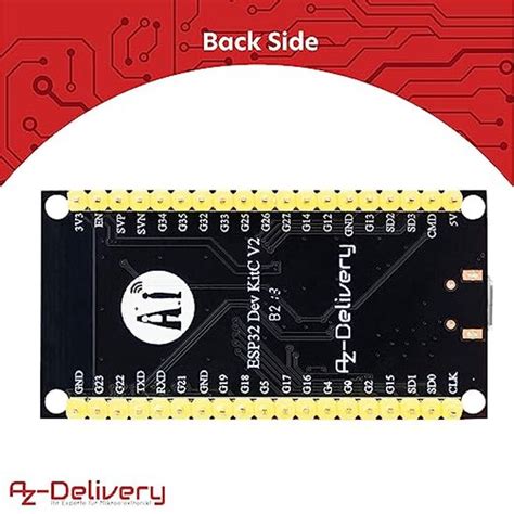 azdelivery 5 x esp32s nodemcu module wlan wifi dev kit c development