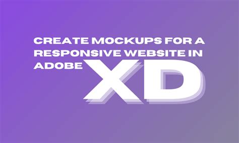 Online Course Design Mockups For A Responsive Website With Adobe XD