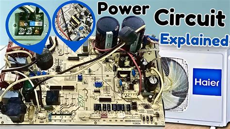 Haier Mini Split Ac Outdoor Power Circuit Wiring And Repair Tips Youtube