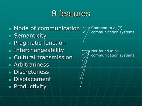 Ppt Design Features Of Language Powerpoint Presentation Free