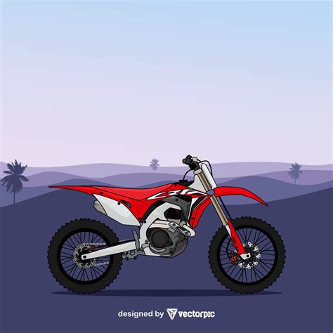 Honda Crf Design Free Vector Vectorpic