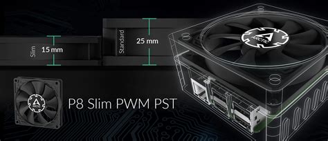 Low Profile Fan P8 Slim Pwm Pst