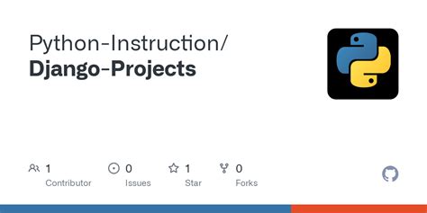 github python instruction django projects
