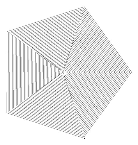 Python How Can I Get Turtle To Draw A Web Spiral Stack Overflow