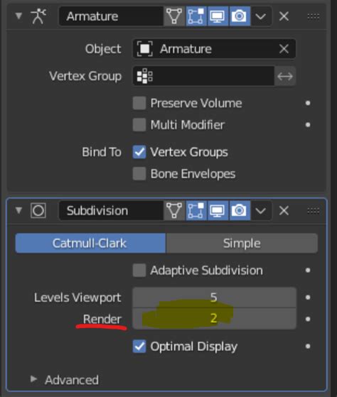 Final Render Not Using Modifiers When Rendering Lighting And