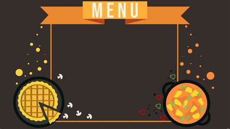 Food Menu Background In Illustrator Svg  Eps Png Download