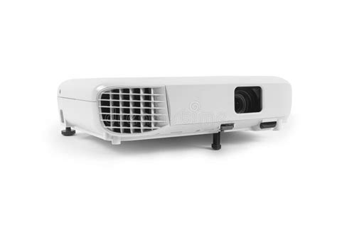 White Lcd Projector Video Presentation And Home Theatre Entertainment