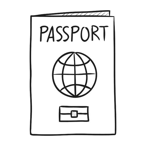 Dibujos De Pasaporte Para Colorear Vsun