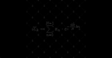 Discrete Fourier Transform Equation Calculus And Math Math Sticker