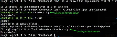 Ubuntu `bash Scp Command Not Found` While I Do Have `scp` In `path