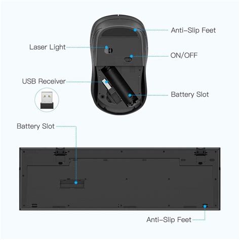 Omoton Wireless Usb Keyboard Uk Layout Wk205 Computers And Tech Parts And Accessories Computer