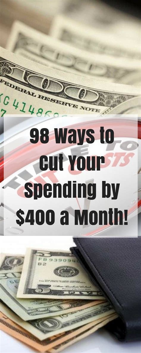 How To Save Money 98 Ways To Cut Your Spending By 400 A Month