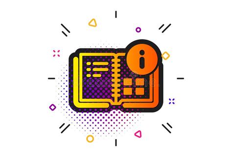 instruction info icon technical information sign vector stock vector