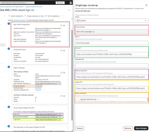 microsoft entra azure idp sso configuration