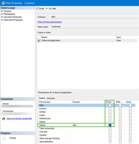 Creating A Read Only Sql Server User Account