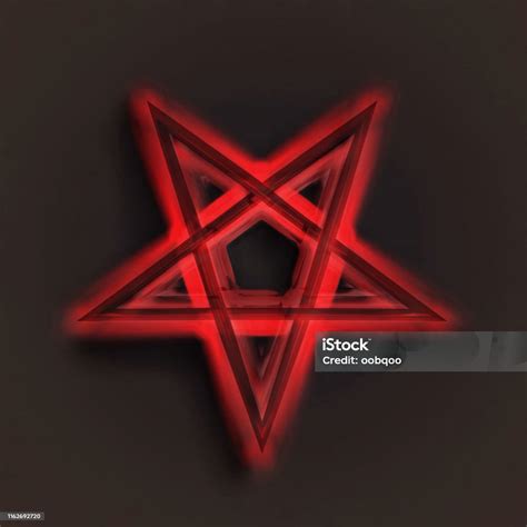 펜타그람 기호를 반전했습니다 위칸 기호 유황의 십자가 블러드 레드 룬 주문 원 사탄의 간판 매직 캐스팅 링 펜트알파 펜탱글 3d 그림 0명에 대한 스톡 사진 및 기타 이미지