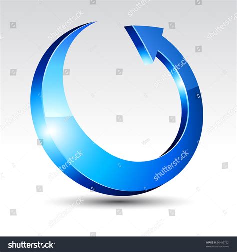 Arrow Shadow Vector Illustration Stock Vector Royalty Free 50489722