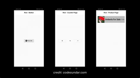 A Complete Guide To Flutter Row And Column With Example Appmaking