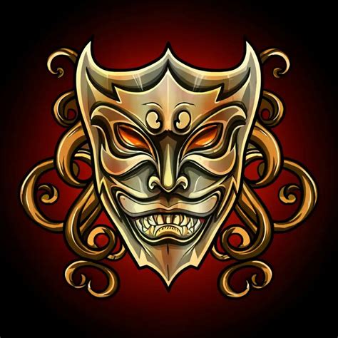 Logo Design For Mysterious Mask Enigmatic Symbolism With Intriguing
