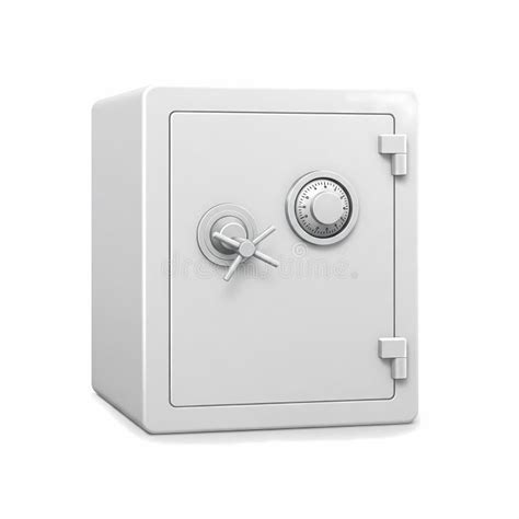Illustration Of A Safe A Solid Fortress For Safeguarding Wealth Stock