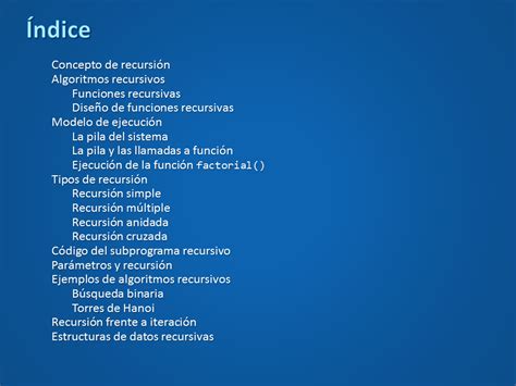 Introducción A La Recursión