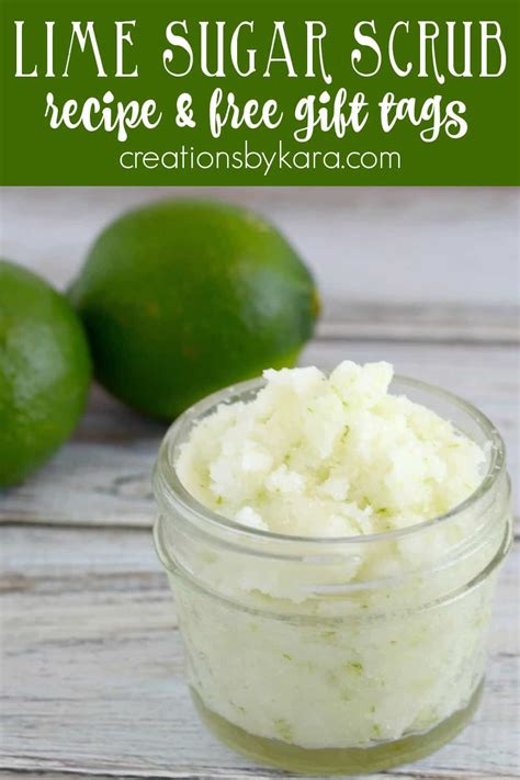 Homemade Lime Sugar Scrub Creations By Kara