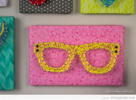 Glasses String Art Diy String Art Diystring Art Diy