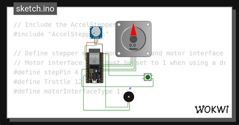 Stepper Motor With Esp32 Copy Wokwi Esp32 Stm32 Arduino Simulator