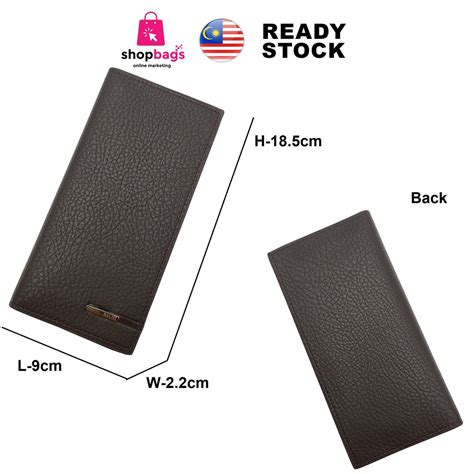 Soft Pu Leather Long Wallet For Men Dompet Panjang Untuk Lelaki