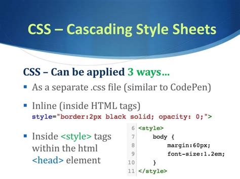 Csc103 Web Technologies Html Css Js Ppt