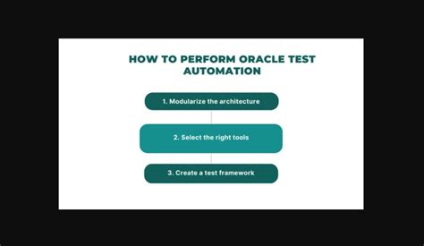 what do you need in your oracle test automation platform to overcome