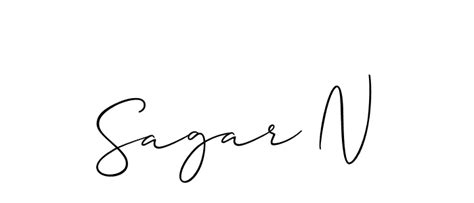 83 Sagar N Name Signature Style Ideas Cool E Sign