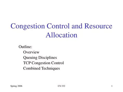 Ppt Congestion Control And Resource Allocation Powerpoint Presentation Id 5579046