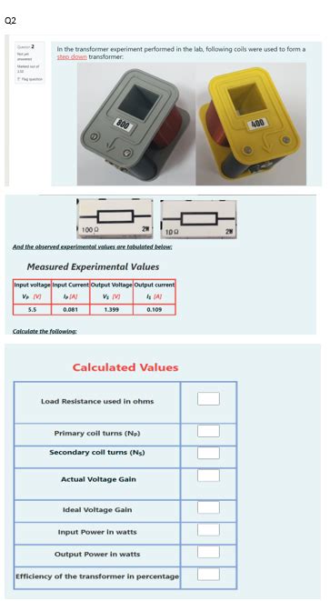 Solved Experiment Lab Report Basics Of Transformer Chegg