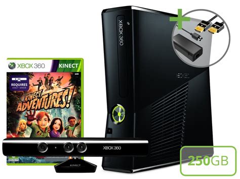 microsoft xbox 360 slim starter pack kinect edition