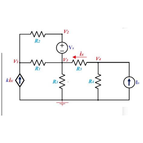 Solved 1 Using Nodal Analysis The Nodal Equation For Node Chegg Com