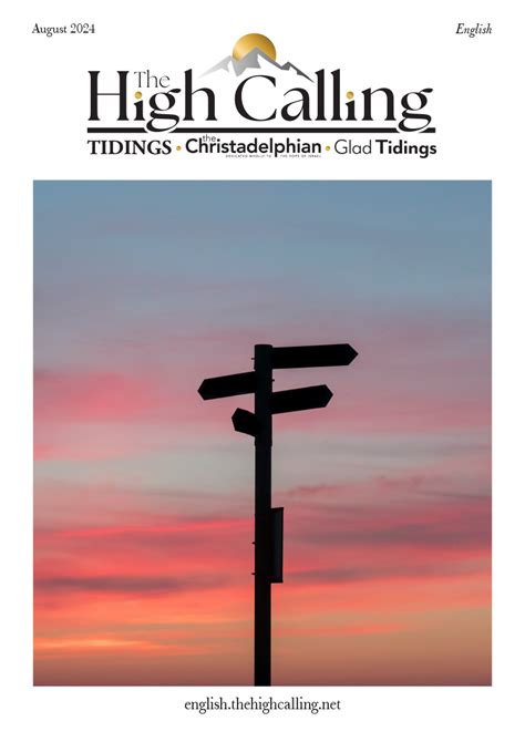 English The High Calling Magazine English The High Calling Magazine