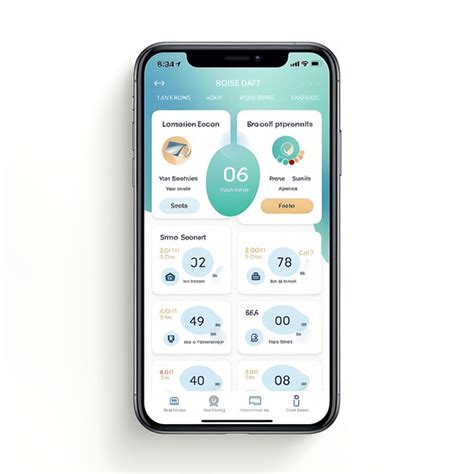 Premium Photo Mobile App Layout Design Of Remote Patient Monitoring Streamlined And Efficient