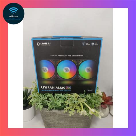 Jual Lian Li AL120 3 Pack Hitam Putih Black White AL 120 Uni Fan