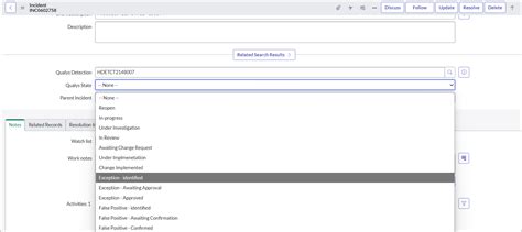 Exception Initiation