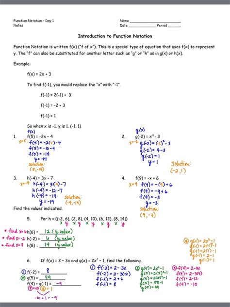 Linear Relations Notes Ms Ulrich S Algebra 1 Class