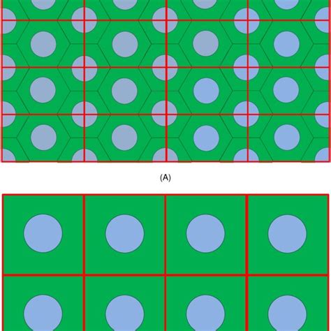 Cross Section Of A Hexagonal Unit Cell Lying In The 2 3 Plane Before
