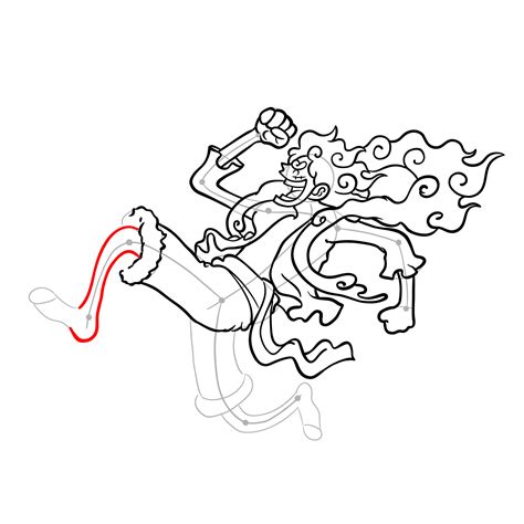 How To Draw Luffy Gear Side View Step By Step
