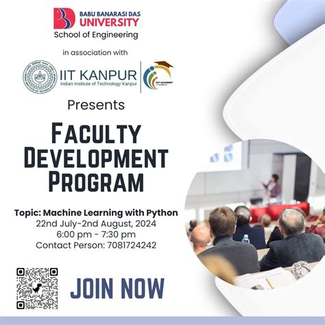 faculty development program bbdu
