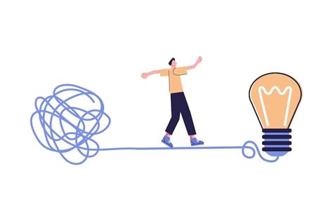 Premium Vector Simplify Idea To Find Solution Thinking Process Or