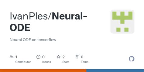 Github Ivanplesneural Ode Neural Ode On Tensorflow