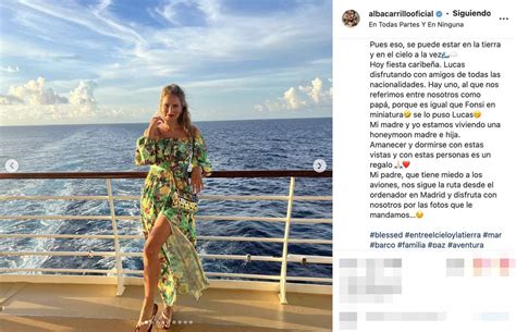Alba Carrillo De Crucero Con Su Madre Y Su Hijo Desvela El Motivo Por El Que Su Padre Nunca